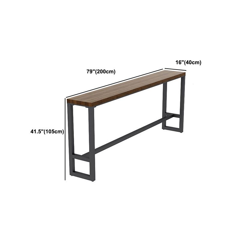 Industrial Style 1 2 3 5 Pieces Bar Table Set Rectangle Bar Table With